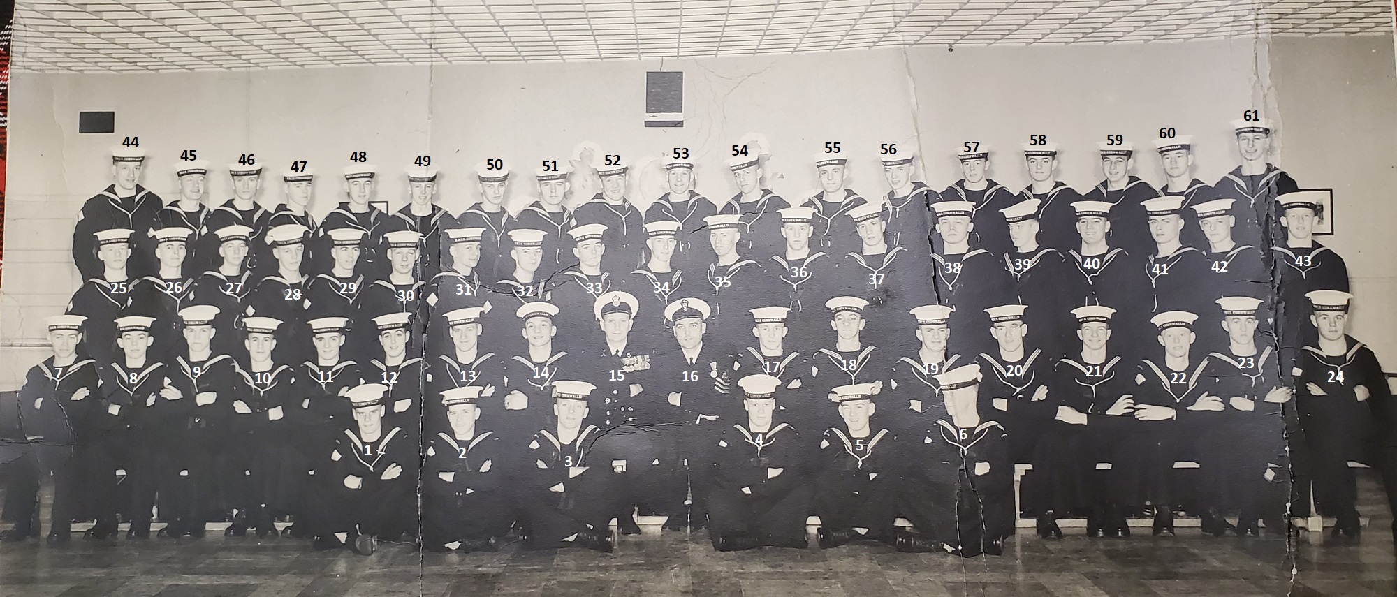 Margaree Division 2/60 - HMCS CORNWALLIS