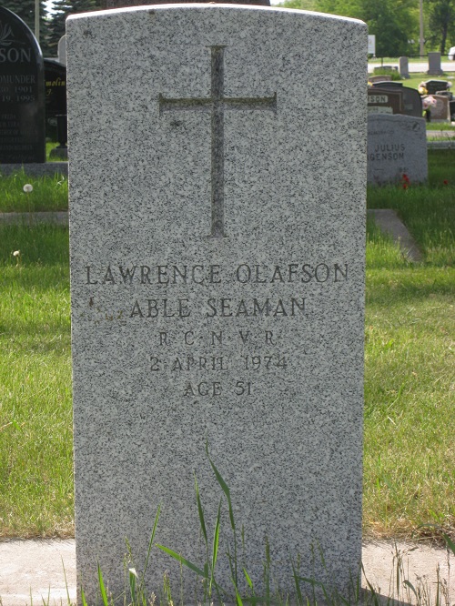 Lawrence Olafson, AB, RCNVR